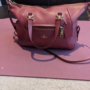 Coach | Bags | Authentic Coach Leather Bag With Care Instructions ...